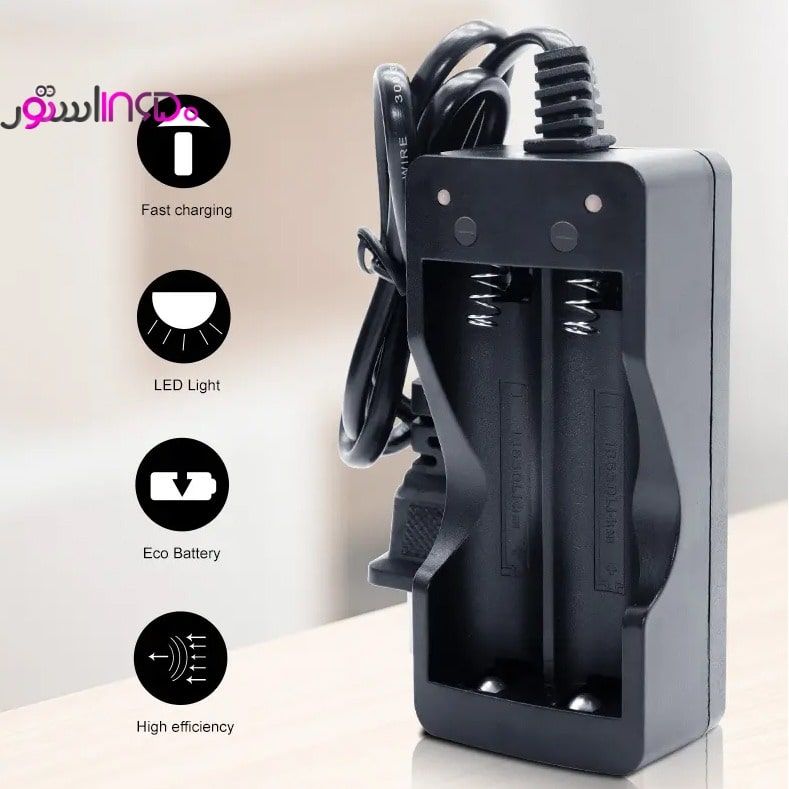 خرید شارژر باتری 18650 لیتیوم-یون دوتایی با قابلیت قطع خودکار مدل MS-202A - فروشگاه اینترنتی ...