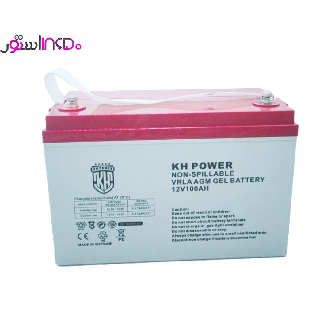 باتری خشک 100 آمپر 12 ولت KH Power ویتنام – 5 ماه گارانتی – فروشگاه ...